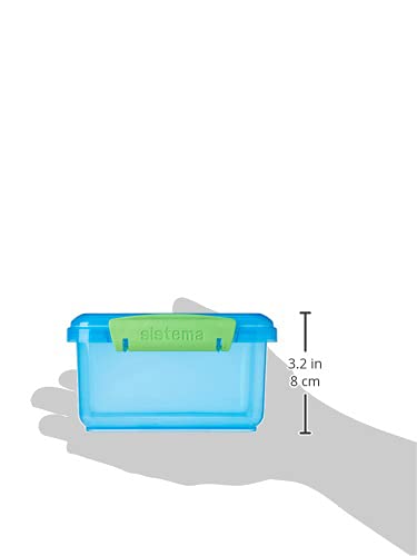 Sistema Lunch Plus Lunch Box | 1.2 L | BPA-Free | Assorted Colours