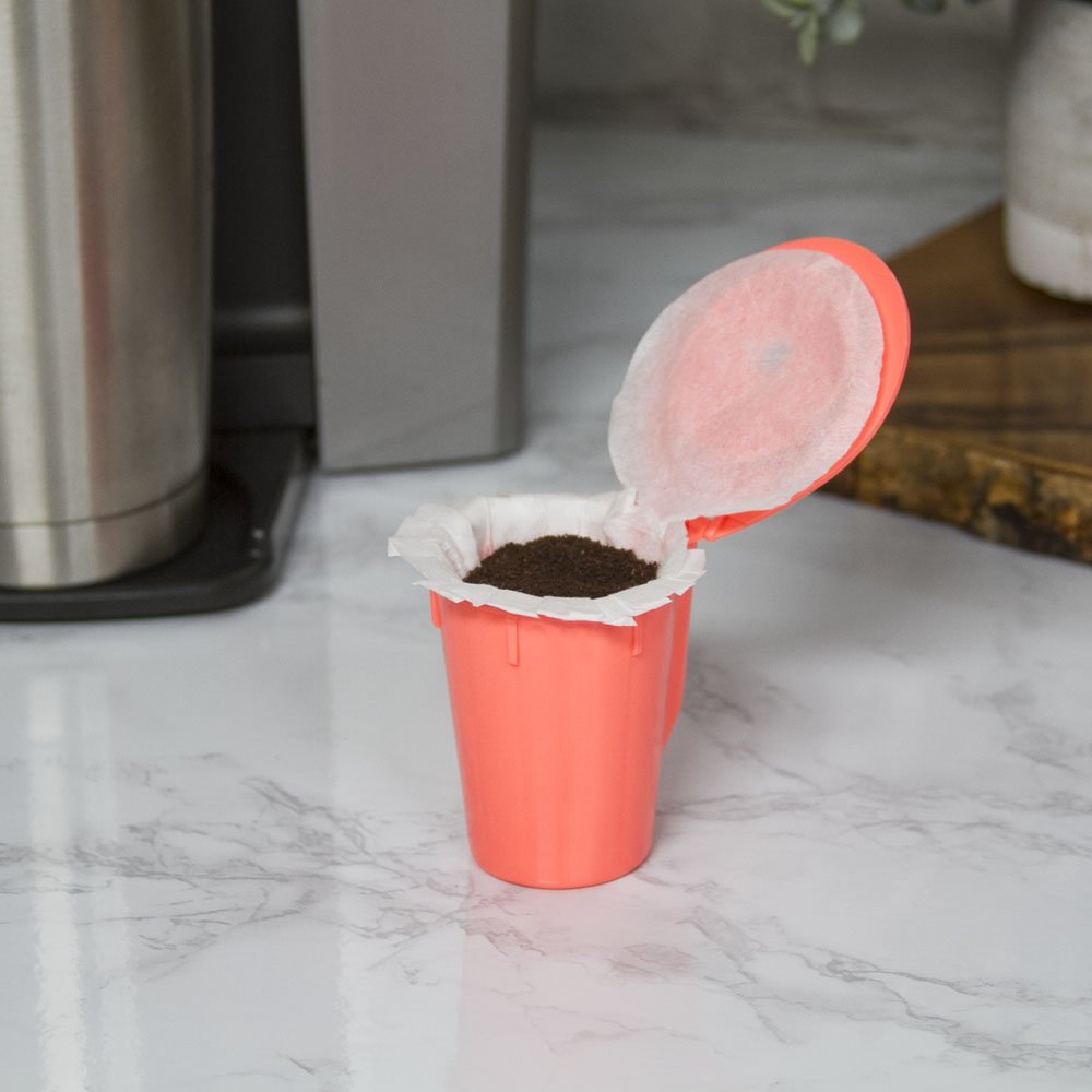 EZ-Carafe Disposable K-Carafe Paper Filters with Patented Top Lid - Compatible and For Use with Keurig 2.0 K-Carafe Reusable Coffee Pods, 4-Pack (120 Filters)
