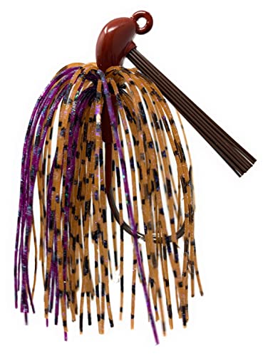 Reaction Tackle Tungsten Flipping Jig for Bass Fishing - 3/4 oz PB&J