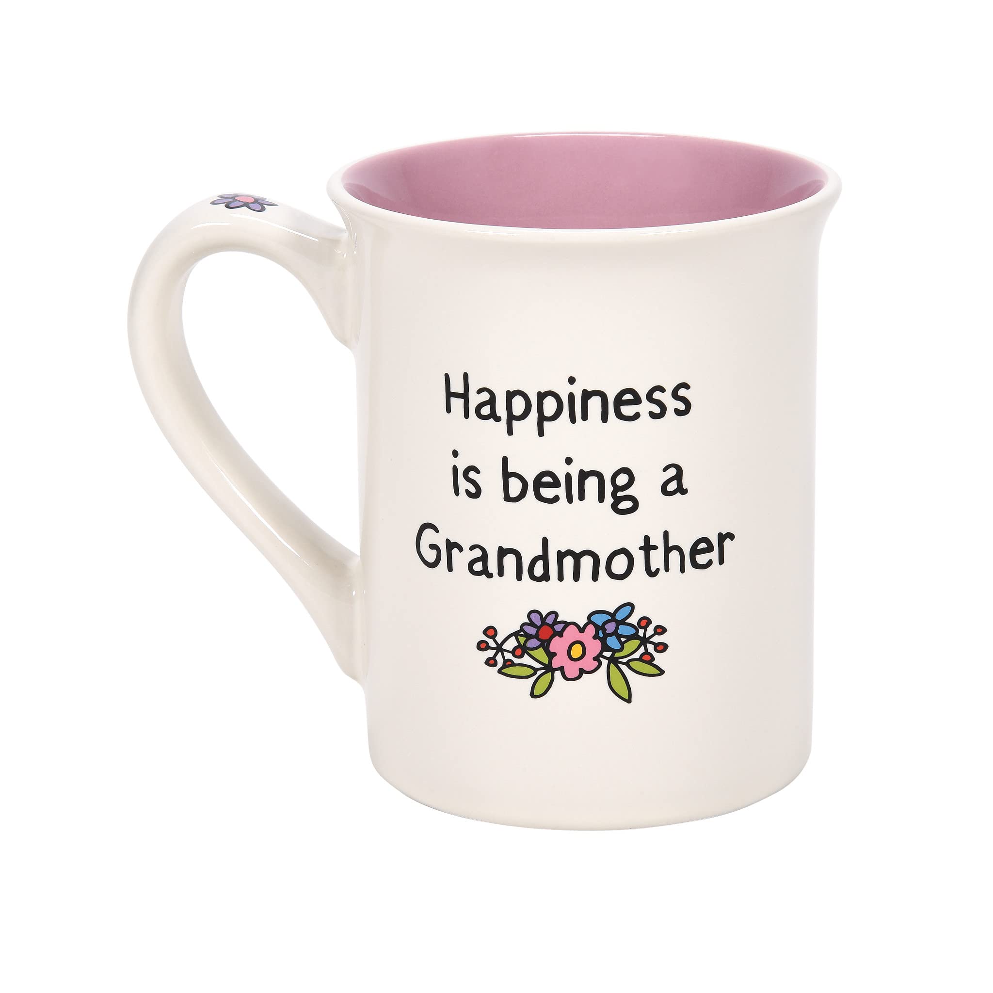 Enesco Our Name is Mud Best Moms Get Promoted to Grandma Coffee Mug, 16 Ounce, Multicolor