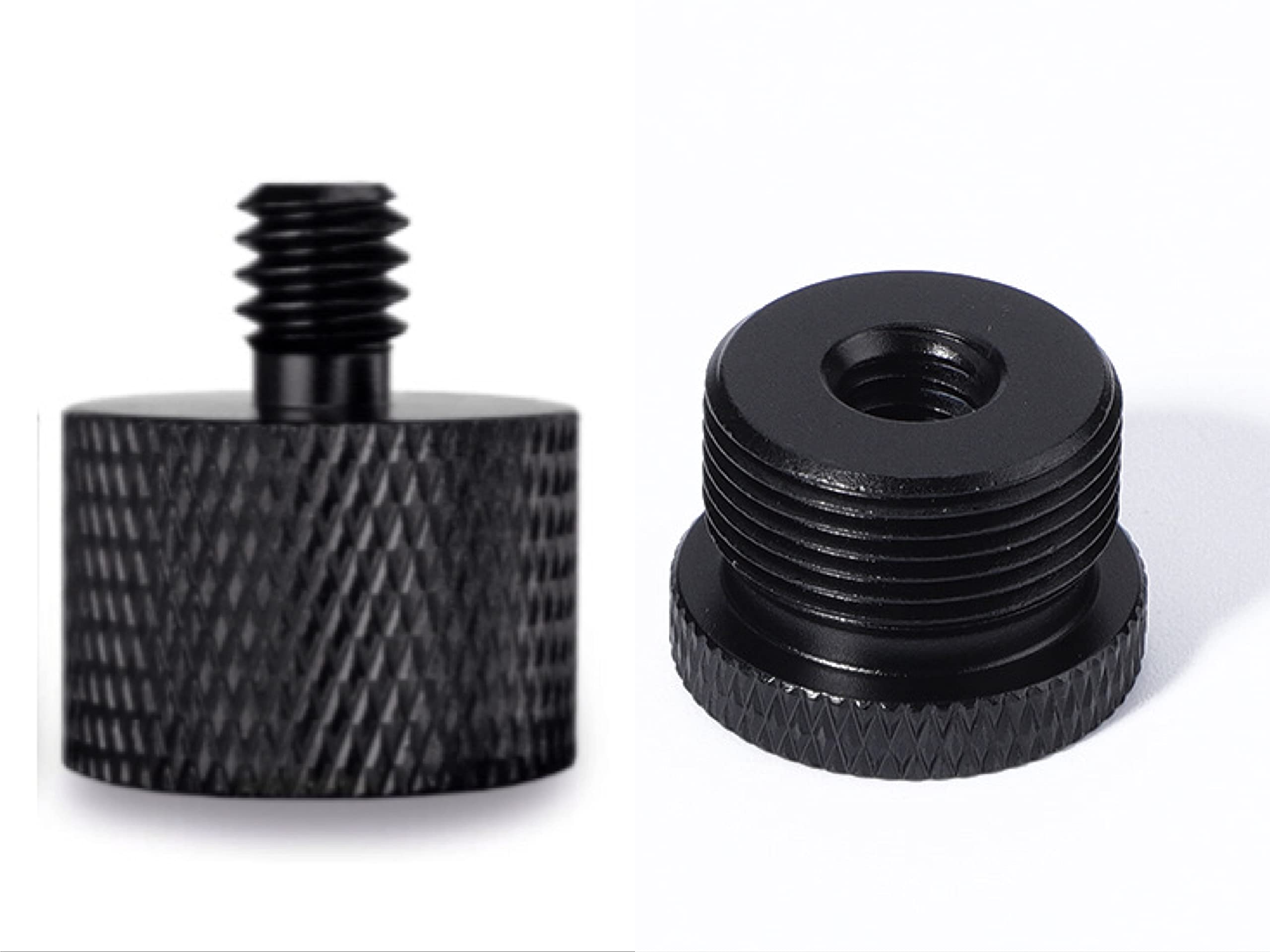 Donuts Mic Stand Adapter 5/8 to 1/4 and 1/4 to 5/8 Screw Thread Adapter Microphone to Tripod Adapter