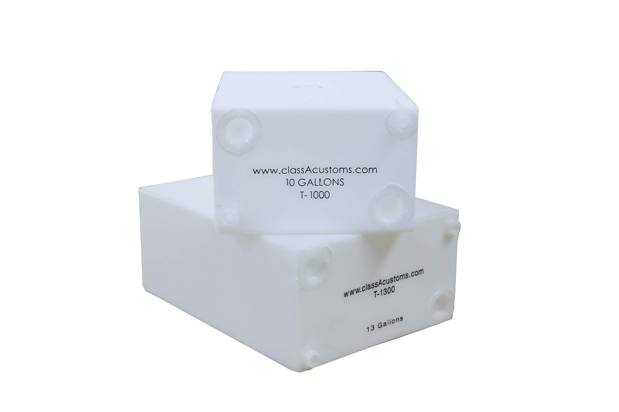 Class A Customs | RV Fresh and Gray Water Tank | Combo Pack (10 Gallon & 13 Gallon) | RV Water Holding Tanks