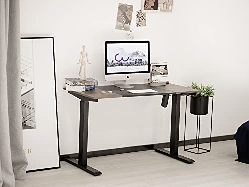 CuHome Electric Standing Desk 48 x 24 Inch Height Adjustable Stand Up Desk for Home and Office, Sit Stand Desk Computer Workstation with Splice Board
