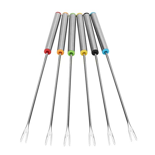 Fondu Fork Set, Fondue Forks, Chocolate Fork Fondue Tools Stainless Steel Fondue Forks, Cheese Fondue Forks Chocolate Dipping Fork for Chocolate Fountain for Cheese Fondue