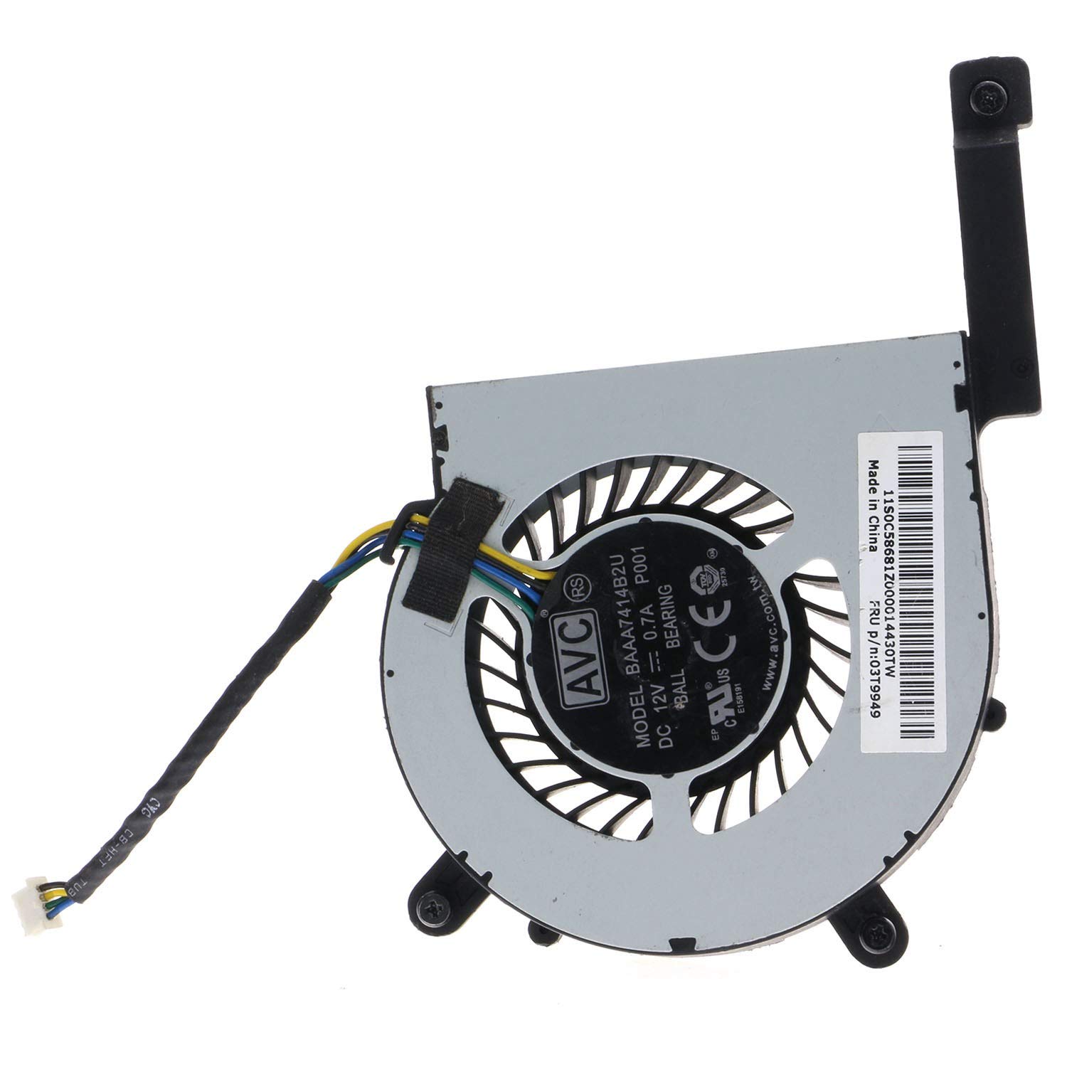 CPU Cooling Fan for Lenovo ThinkCentre M73 M83 M93 M93p 03T9949 BFB0712HB