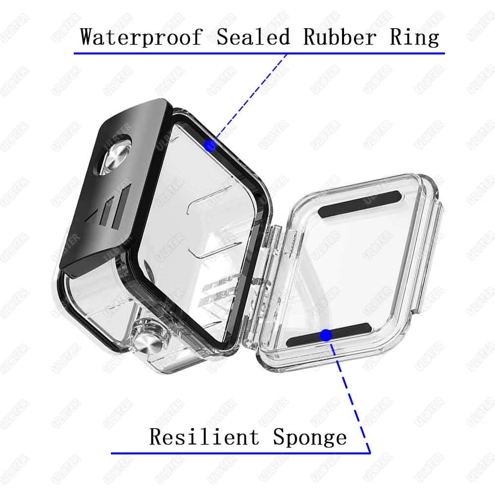 Dive Case for GoPro Hero 11 Hero11, Waterproof Housing Underwater Diving Shell 45M/148FT with Thumbscrew Accessory -12 PCS Anti-Fog Insert Kits