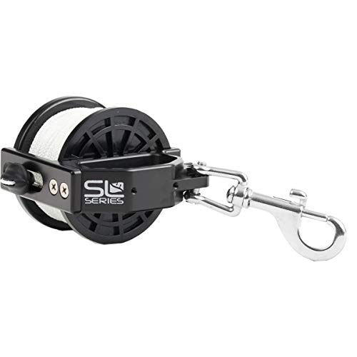Dive Rite Slide Lock Safety Reel, 140 ft #24 Orange Line