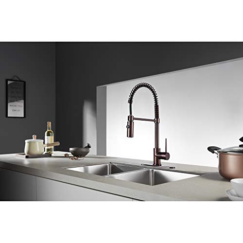 Kingston Brass LS8775NYL New York Single-Handle Pre-Rinse Kitchen Faucet, Oil Rubbed Bronze