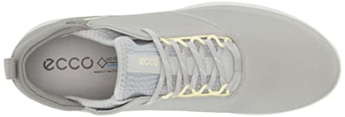ECCO Women's Cool Pro Gore-TEX Waterproof Golf Shoe, Concrete/Wild Dove, 10-10.5