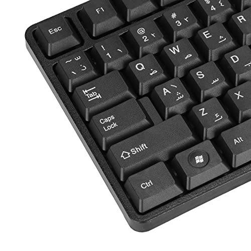 Garsentx Mechanical Gaming Keyboard with 104 Keys Qwert Programmable Wired Keyboard, Plug and Play, USB Wired Design ABS Material Office Keyboard for Desktop Computers