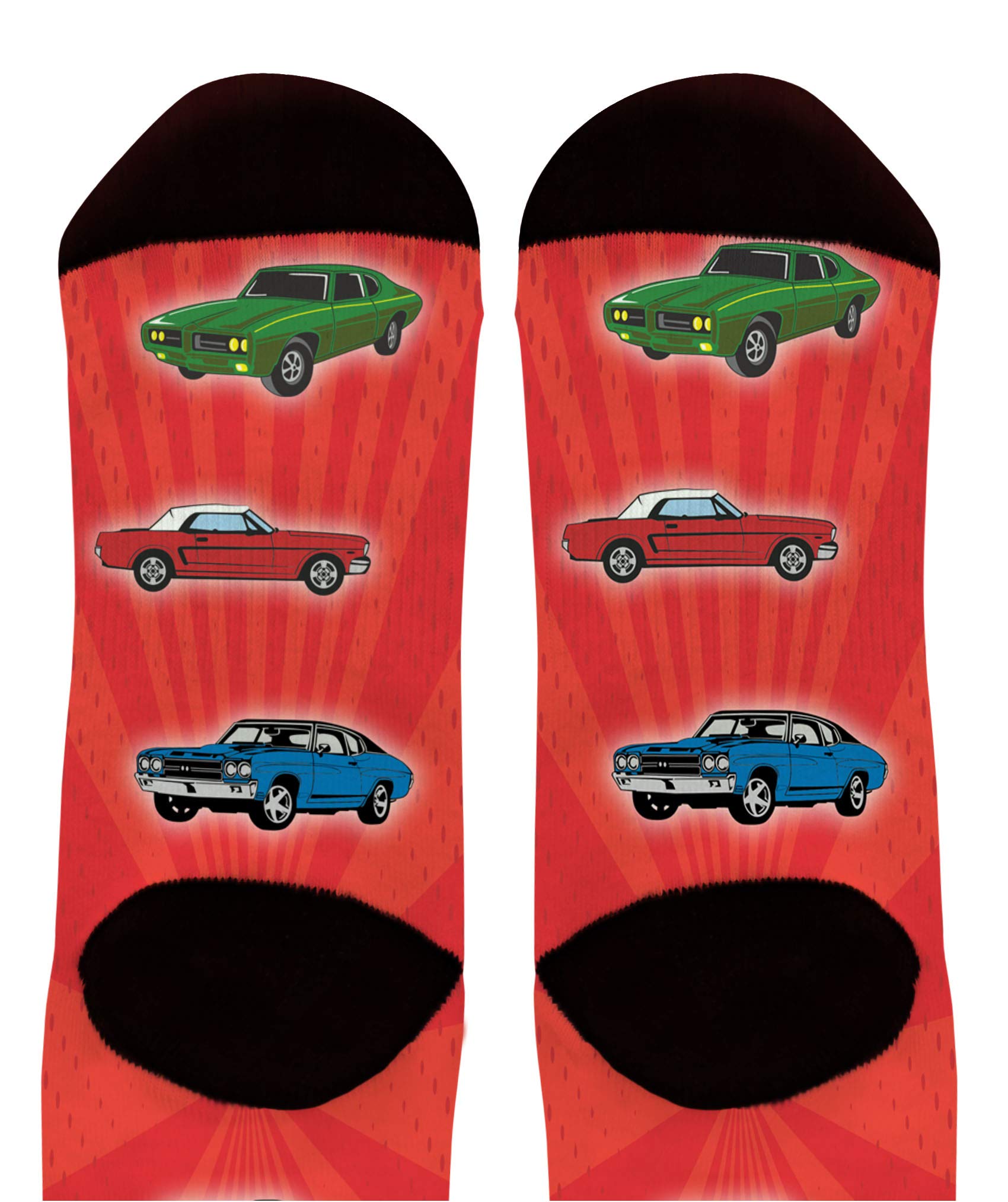 Classic Car Lover Gifts for Men and Women Classics Sock Car Novelty Gifts 1-Pair Novelty Crew Socks