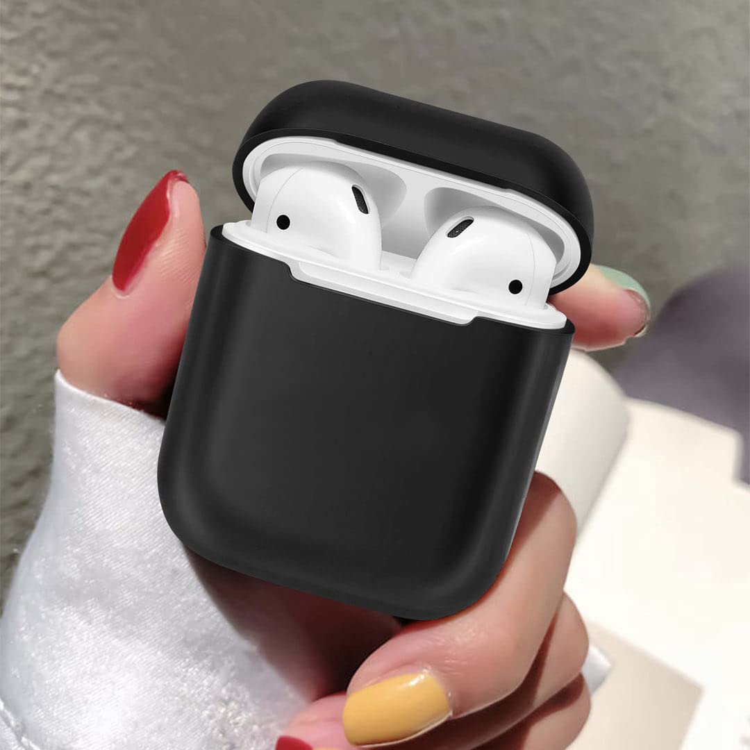 for AirPods Case, Protective Cover Soft Silicone Shockproof for AirPods 2 & 1 Fun Cool Design Skin with Keychain for Men Women (airpods case)