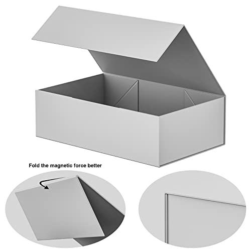HavrePac 6 Pack Large Gift Boxes 13.8x9x4.3 Inches Luxury Gift Boxes with Lids,Magnetic Closure Gift Box for Present Packaging Box for Mother's Day, Birthdays, Party,Weddings