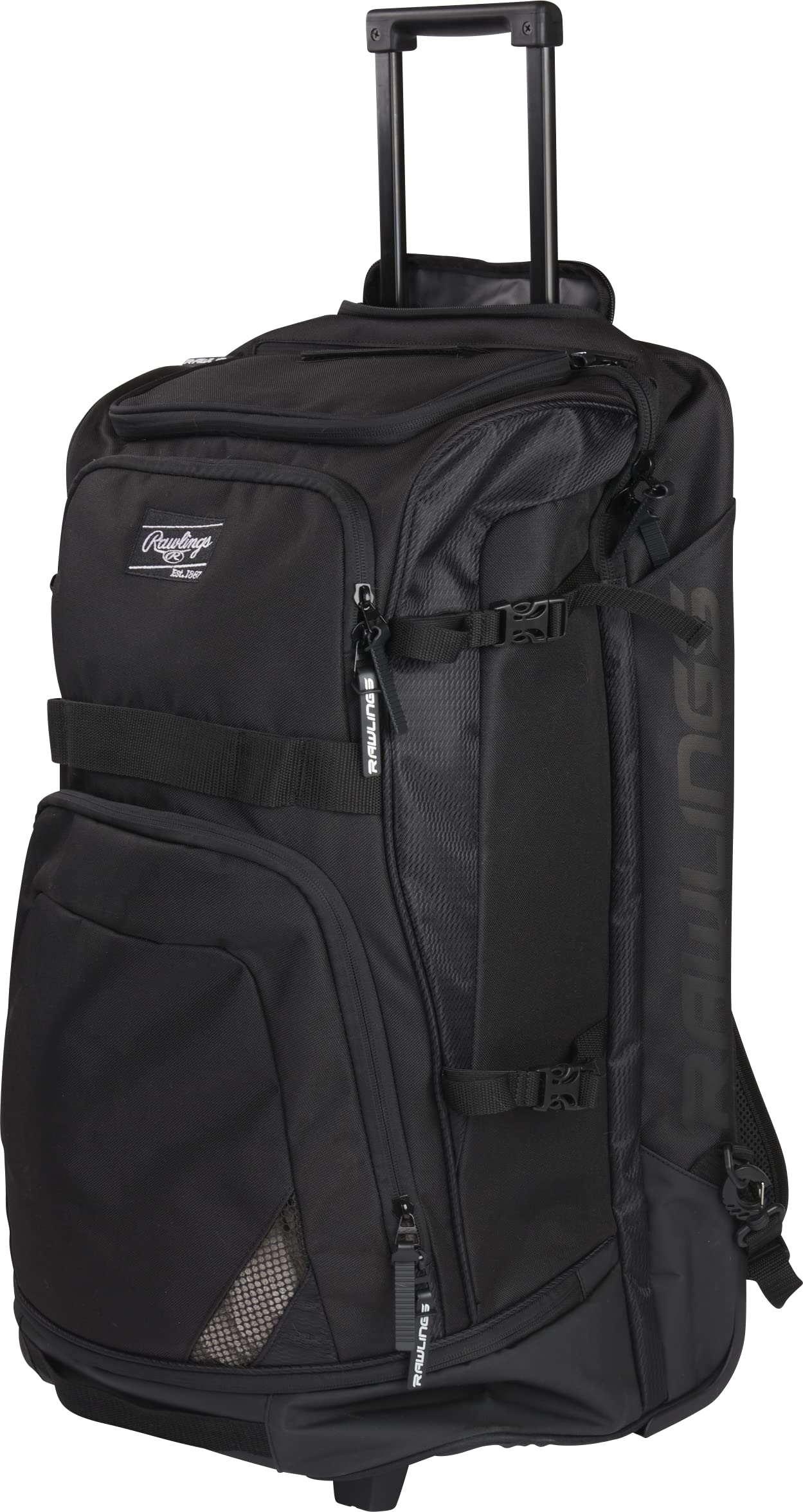 Rawlings | R1801 Wheeled Catcher's Backpack | Baseball & Softball | Royal