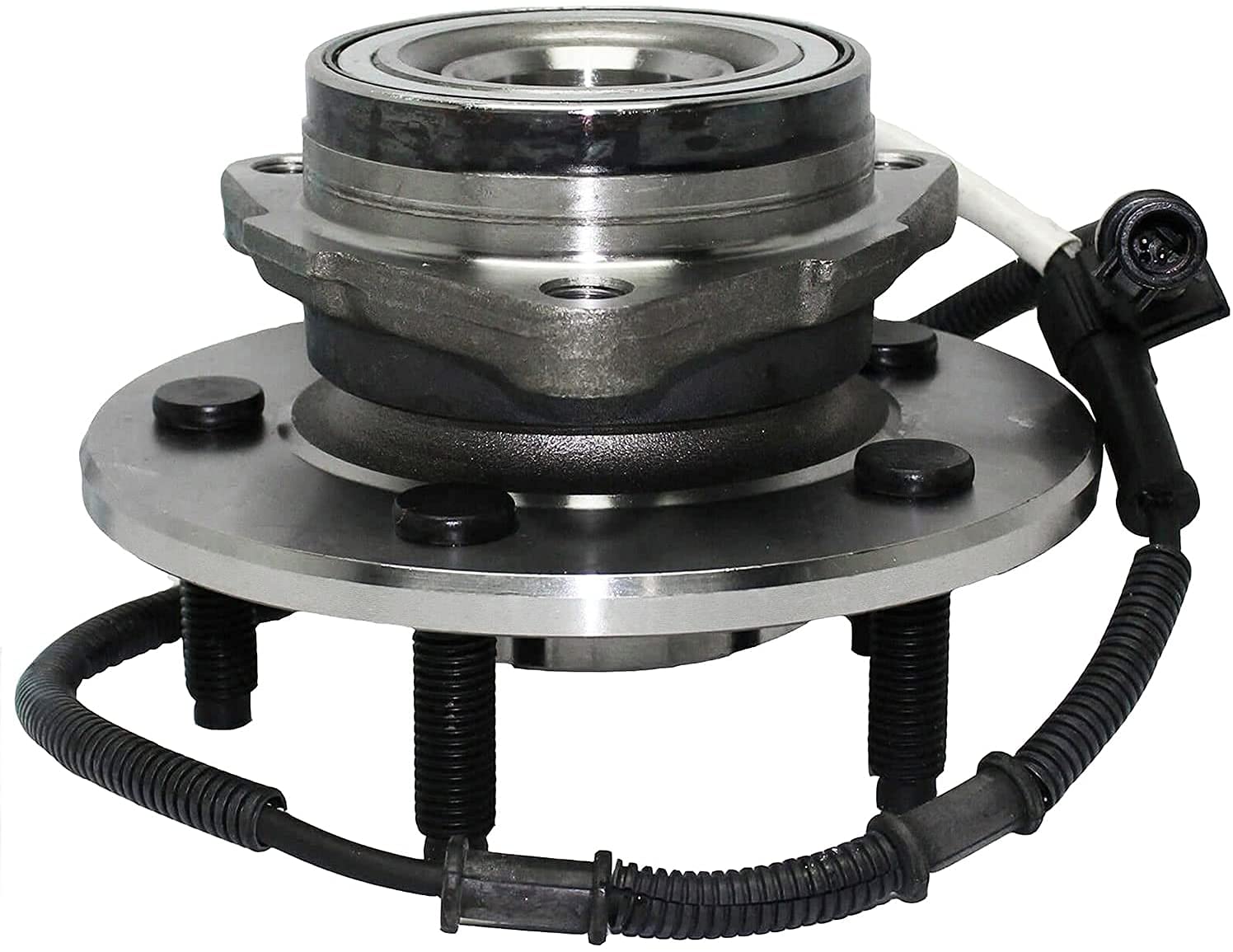 Detroit Axle - 4WD Front Wheel Bearing Hubs for 2000-2003 Ford F-150 [4-Wheel ABS], Replacement 2001 2002 F-150 [5 Stud, M14 Studs] Wheel Bearing and Hubs Assembly Set