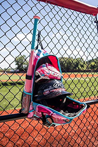 Rawlings | REMIX Backpack Equipment Bag | T-Ball & Youth Baseball / Softball | Pink