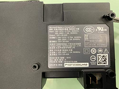 Microsoft Original Power Supply Internal AC Adapter Replacement for Xbox One X
