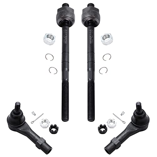 Detroit Axle - Front End 10pc Suspension Kit for Ford Ranger Mazda B2300 B2500 B3000 B4000, 2 Upper Control Arms 2 Lower Ball Joints Inner & Outer 4 Tie Rods 2 Sway Bar Links Replacement