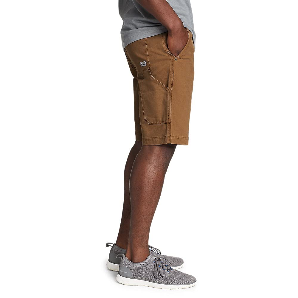 Eddie Bauer Men's Mountain Flex Utility Shorts, Hazelnut, 38