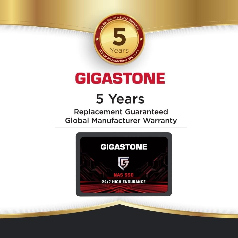 Gigastone SATA SSD 512GB (3-Pack) 2.5 inch SSD 550MB/s Upgrade Laptop PC Memory and Storage PS4 HDD Replacement 2.5" Internal Solid State Hard Drives SATA III SLC Cache 3D NAND Game Turbo Performance
