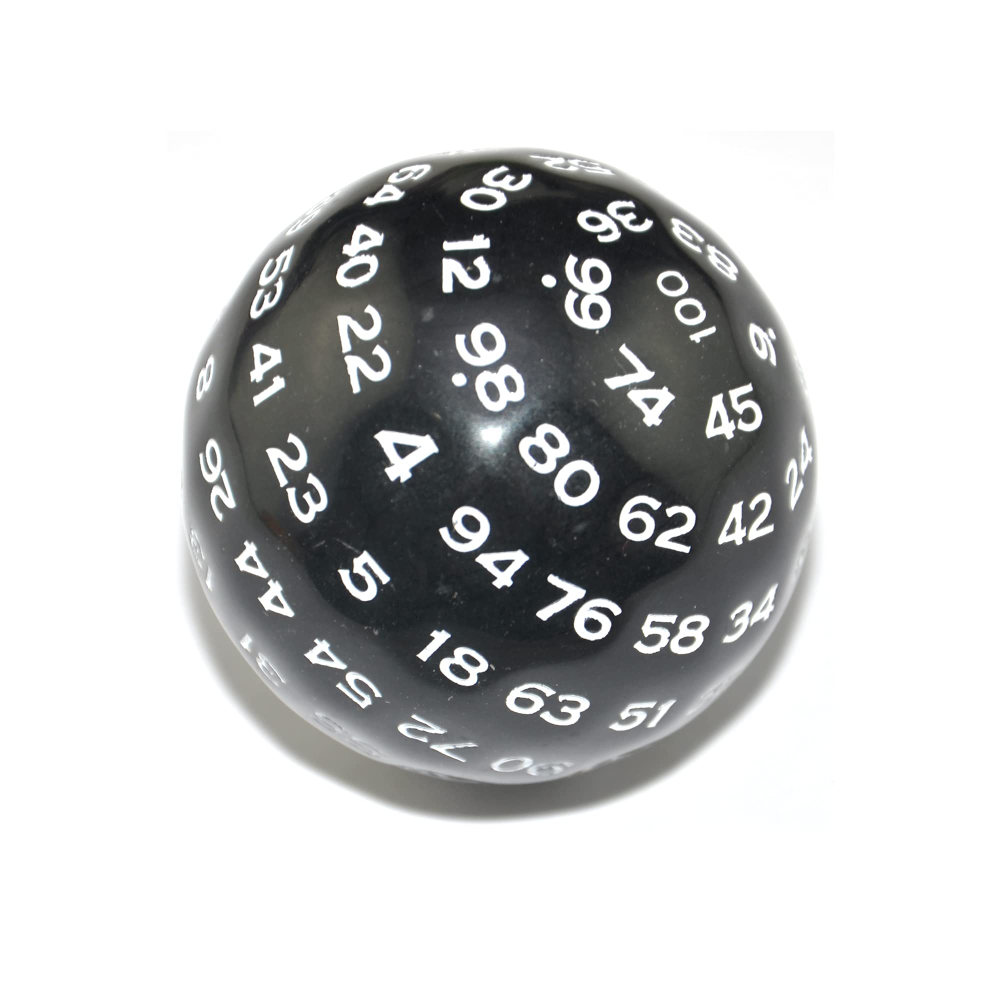 Smartdealspro 100 Sided Polyhedral Dice D100 with Pouch for DND MTG RPG Table Game (White)