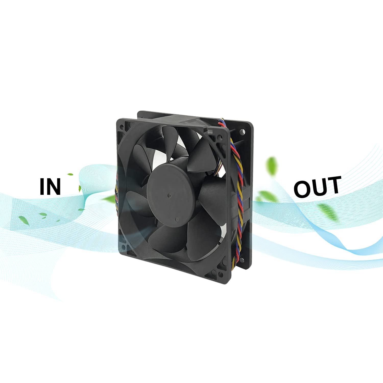 G-CODE Cooling Fan for Mining Server Antminer S19/S19 Pro/S19J/T19 Series, Special Fan with Standard 6000 RPM DC12V 2.7A 80000+ Hours Life Span,Greatest Mining Sever Fan