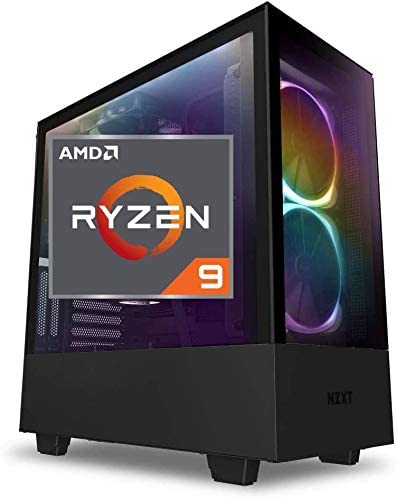 Gaming PC RTX 3060 w/12GB Ryzen® 9 12 Core 4.6hz - 64GB RAM, 2000GB NVMe PCIe, Windows 11, Black RGB Tower-CPU Solutions CEG-8588