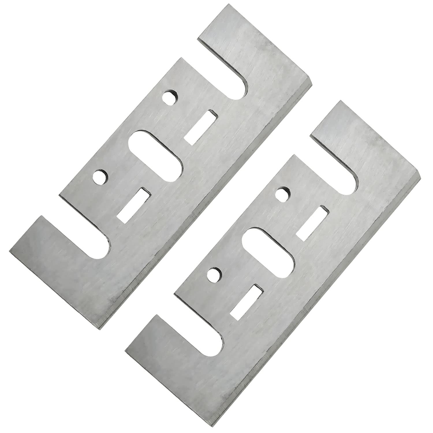E-outstanding HSS Planer Blade Replacement for Makita 1900B, KP0800K, DeWalt D26676, DW680, Bosch, 3-1/4-Inch 82mm