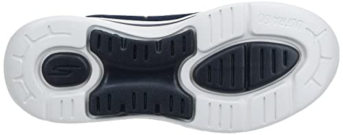 Skechers Women's Go Walk Arch Fit-Grateful Sneakers, Navy/White, 11
