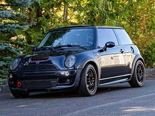 CravenSpeed Union Jack Side Scuttle Panel Decal Kit for Mini Cooper R53 2001-2006 (Matte Black)