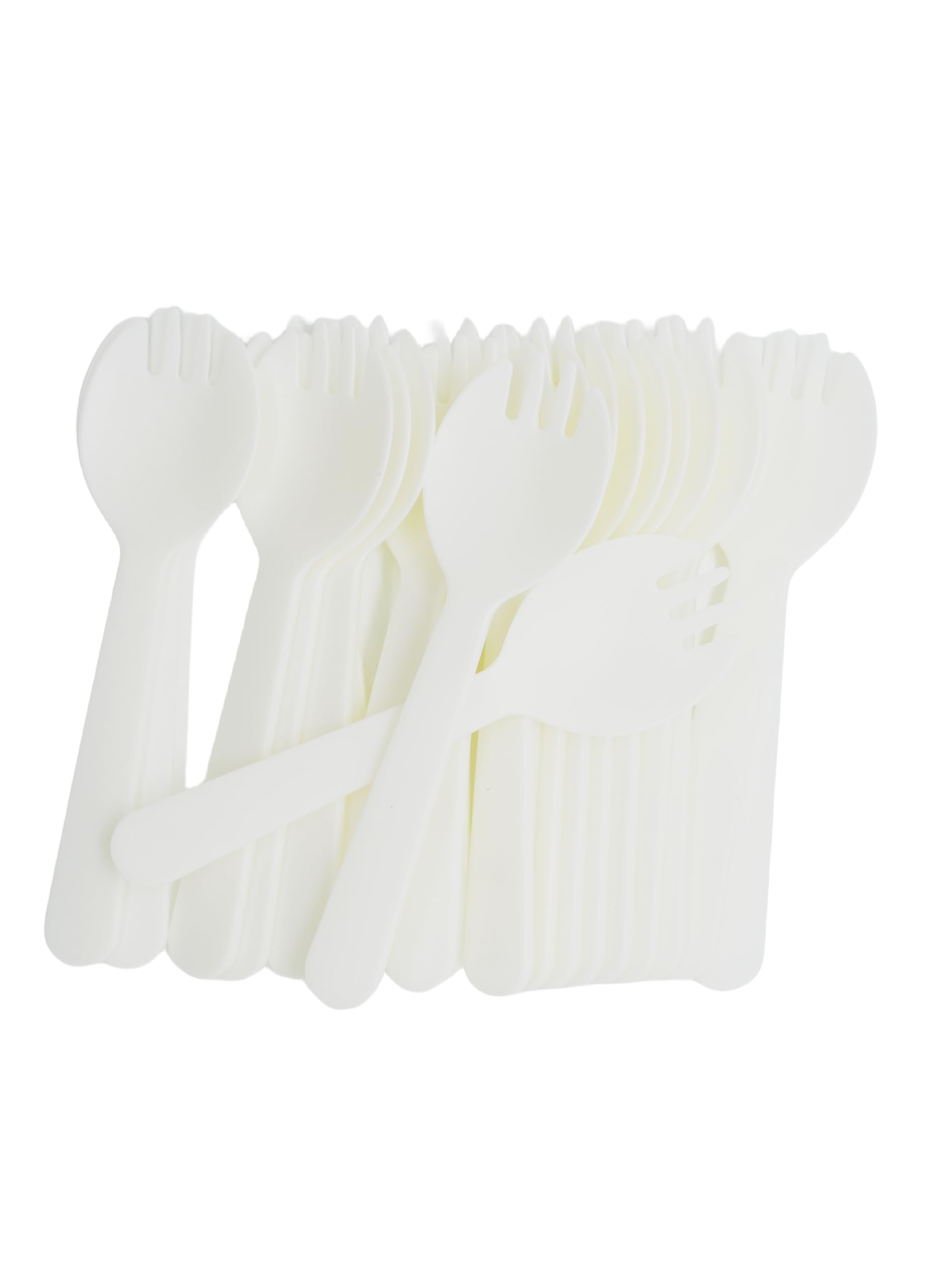 DESUNESS Plastic Mini Forks 50 CT Tasting Forks Disposable Mini Tasting Forks Mini Plastic Appetizer Forks Fruit Fork Cake Fork Mini Serving Forks