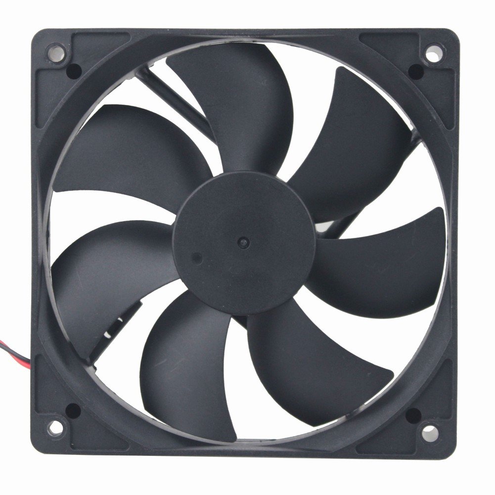 GDSTIME 120x25mm Ball Bearing Fan Bundle with Hydraulic Bearing 120x25mm Fan - 12V 2 Pin