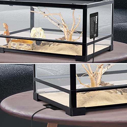 iPower 4X7 Inch 4W Under Tank Heater Warmer, 1-5 Gallon Terrarium Heat Mat for Hermit Crab/Turtle/Snake/Lizard/Gecko/Frog/Spider, Plant Box or Other Small Animals