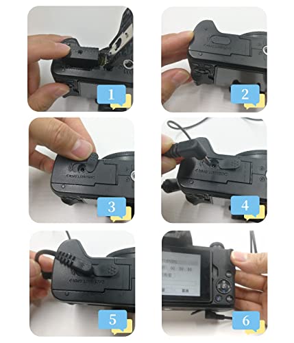 Tengdaxing ACK-E12 Power Adapter LP-E12 Wired Dummy Battery Kit for Canon EOS M200, M50, M10, M50 Mark ii, M100, EOS M, EOS M2, Kiss M, M2 Cameras