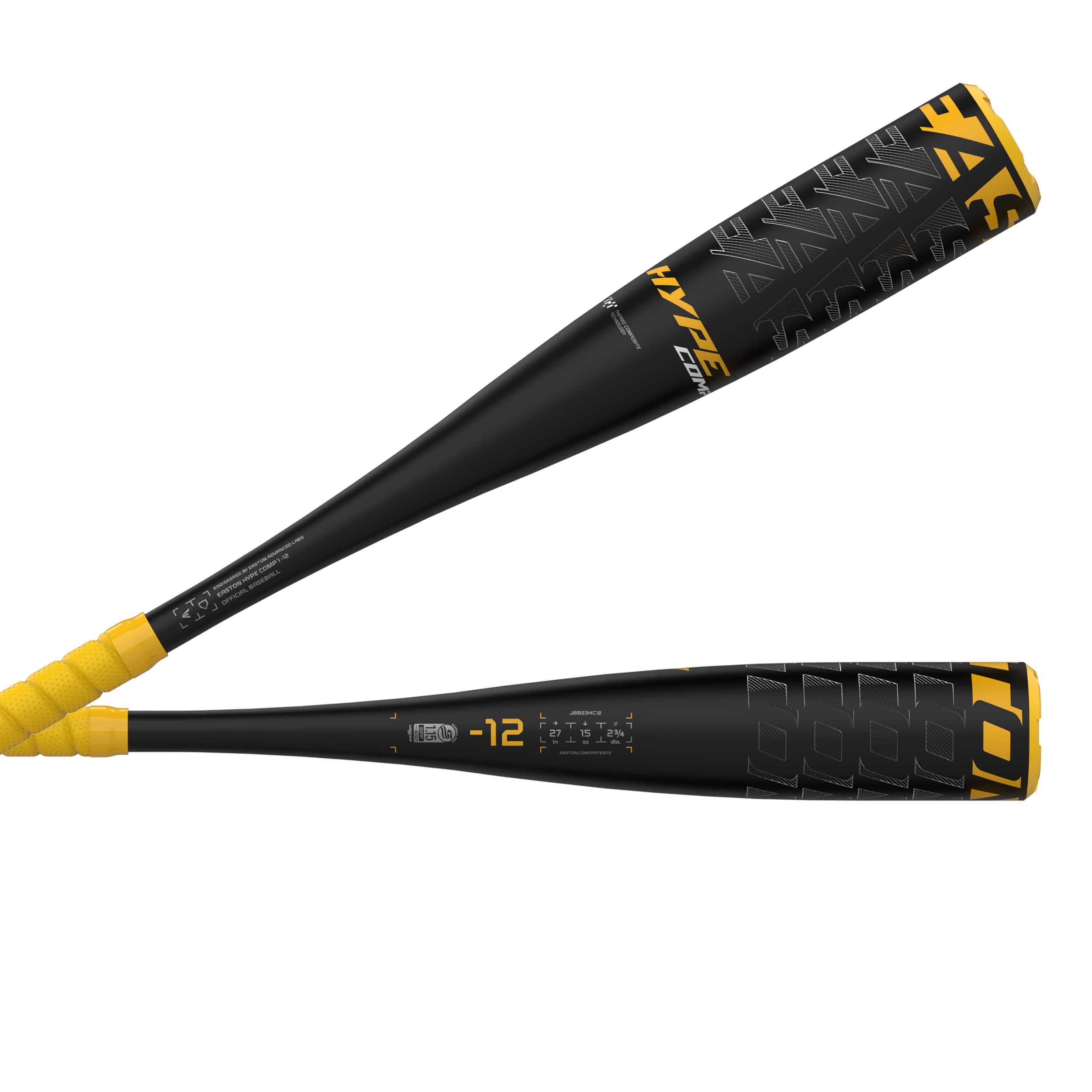 Easton | HYPE COMP1 Youth Baseball Bat | USSSA | 25" | -12
