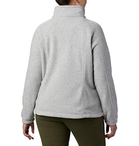 Columbia Women's Benton Springs Full Zip, Cirrus Grey Heather, Small