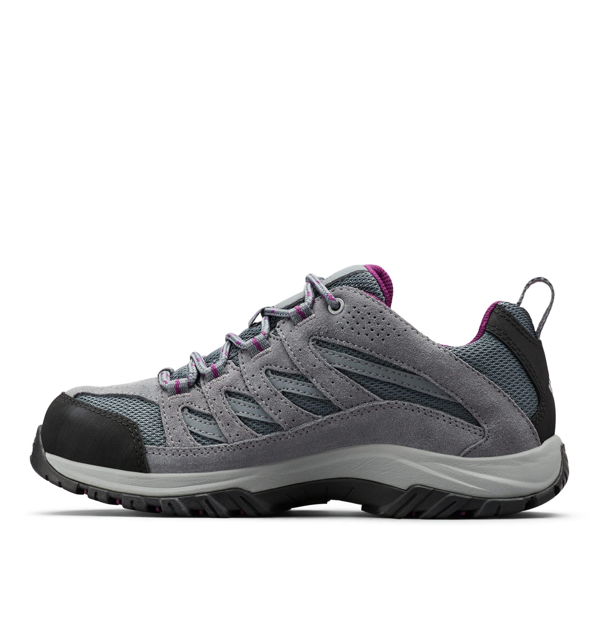 Columbia Women's Crestwood Waterproof, Graphite/Wild Iris, 9