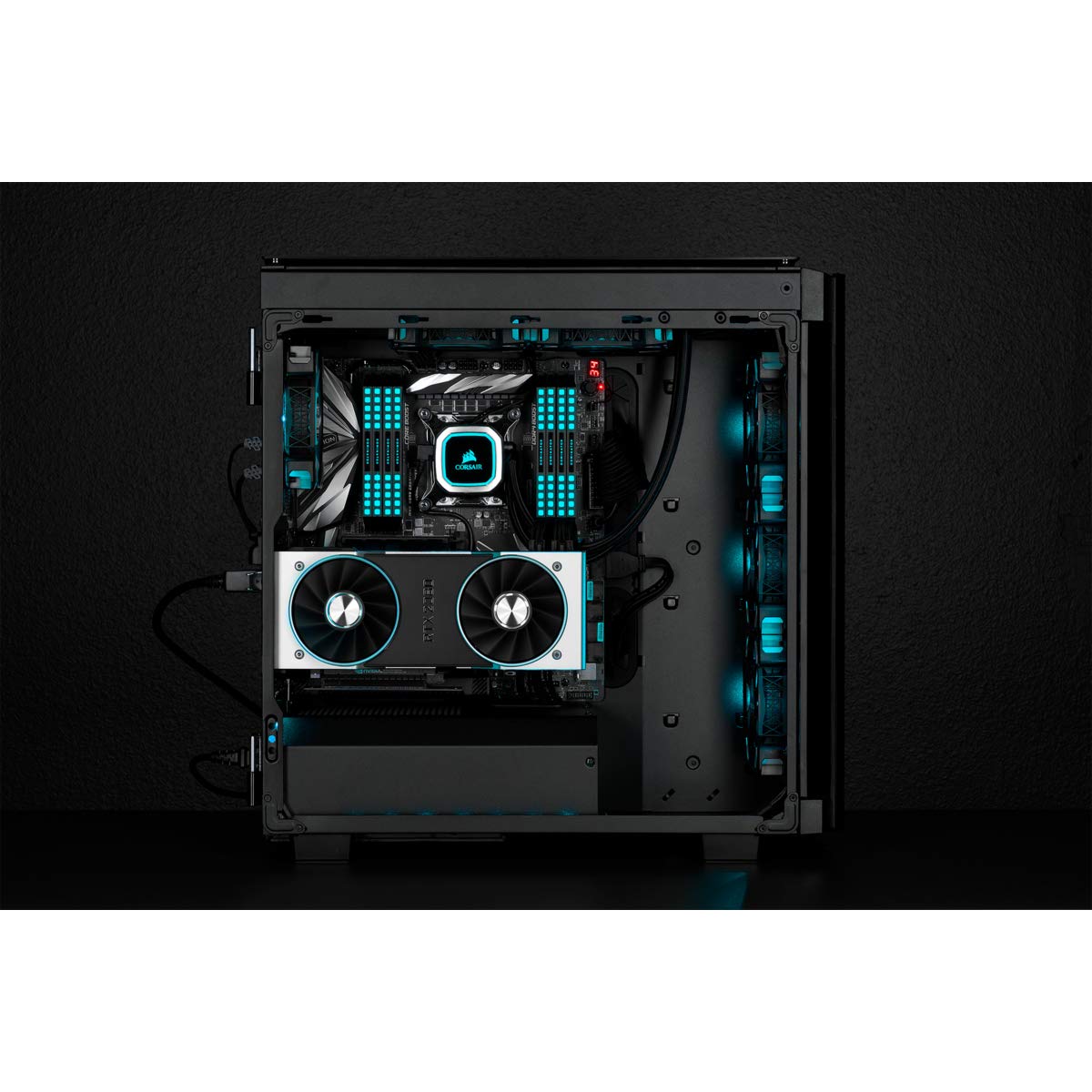 Corsair Dominator Platinum RGB 64GB (4x16GB) DDR4 3466 (PC4-27700) C16 1.35V Desktop Memory - Black