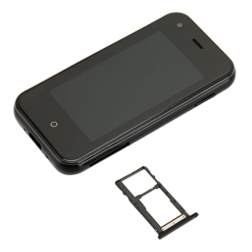 Heayzoki Soyes D18 Mini Smartphone, 3G Mini Mobile Phone, 2.5 Inch WiFi Smartphone, 1GB 8GB Quad Core Phone for Students (Elf Black)