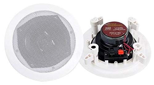 Pyle 4 New PRO PDIC61RD 6.5'' White 400W 2-Way in-Ceiling/Wall Speakers System