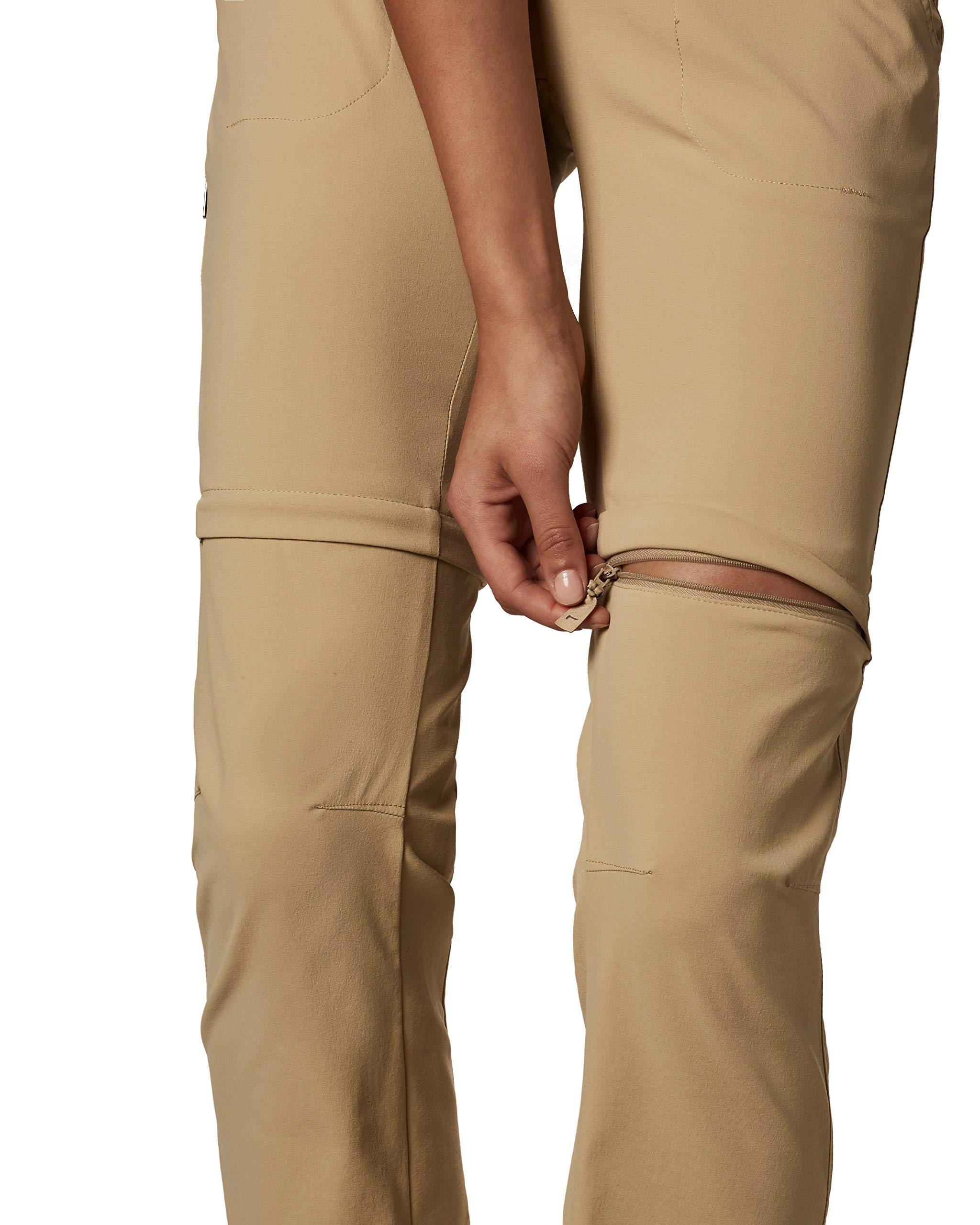 Columbia Women's Saturday Trail II Convertible Pant,British Tan,4 Regular, 4 Regular, British Tan