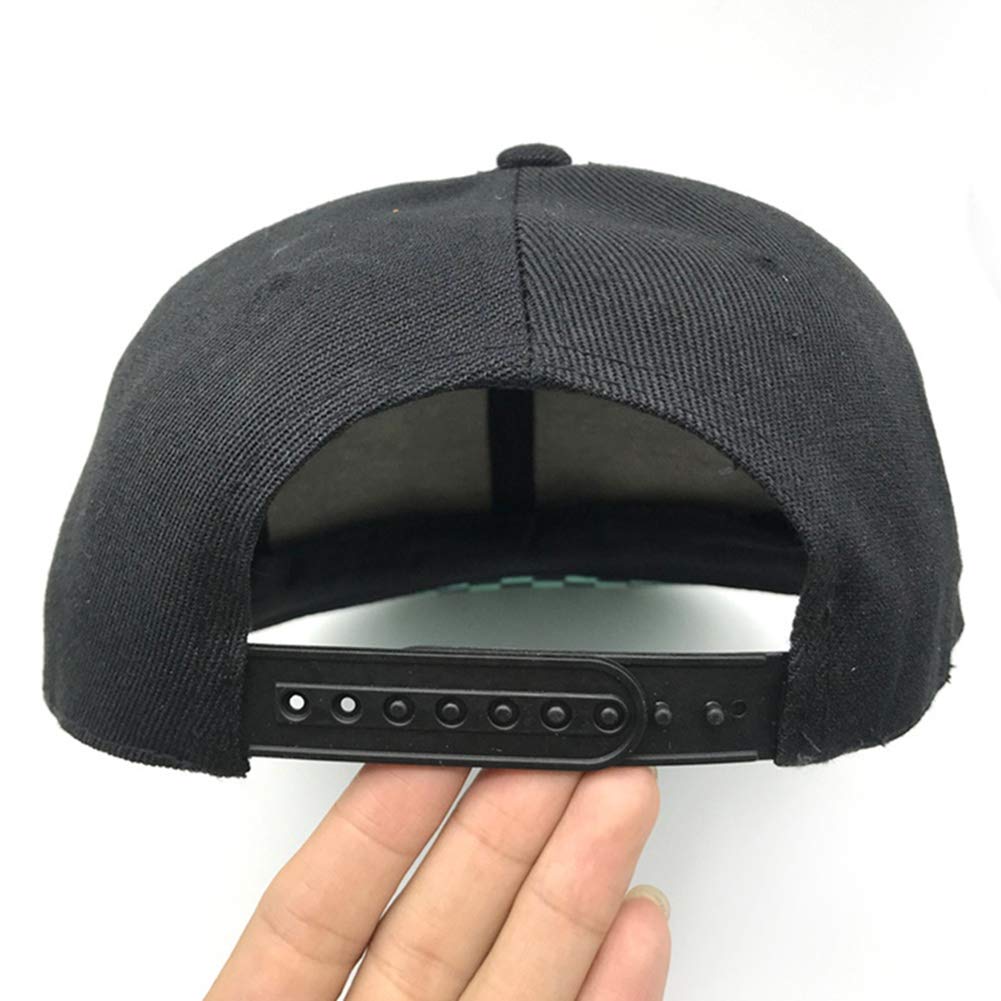 Donahuewangxiaojiao Anime Demon Slayer Baseball Cap Print Adjustable Hat, Best Gift for Fans,Black&red,1-5 18
