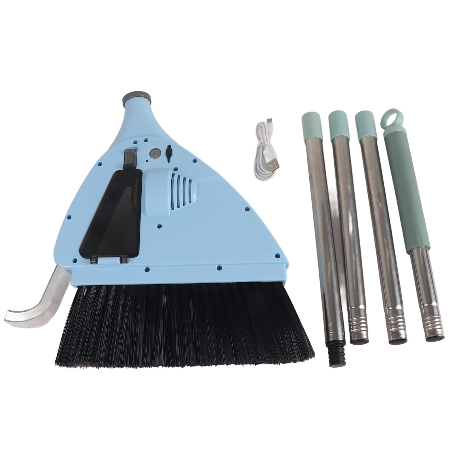 KIMISS 2 in 1, Cordless Vacuum Battery Vacuum Broom Cleaner for Household Bedroom Sweeper Sweeper USB Charging