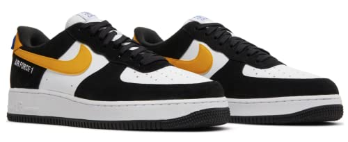 Nike Men's Air Force 1 '07 LV8 Basketball Shoes, Black/Dark/Sulfur-white-black, 9.5