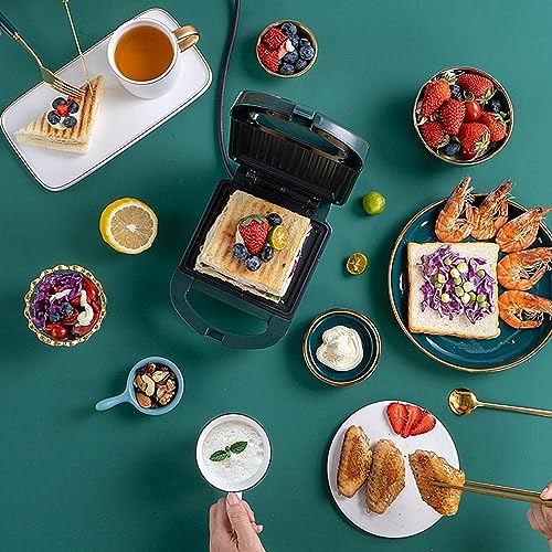 Qiopertar Sandwich Machine, Breakfast Machine, Household Internet Light Food Sandwich Machine, Heated, Bread Frying And Baking Machine