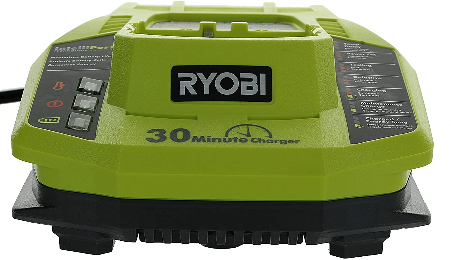 Ryobi P108 One+ 18V 4.0AH Lithium Ion Battery and P117 One+ Dual Chemistry Lithium Ion and NiCad Battery Charger (2 Piece Combo Set)