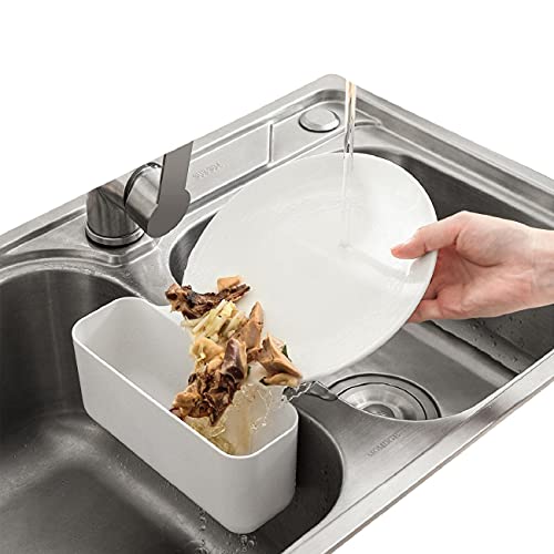 HDYA Sink Drain Strainer Basket Kitchen Food Waste Leftovers Food Catcher Garbage Triangle Filter Corner Sink Strainer