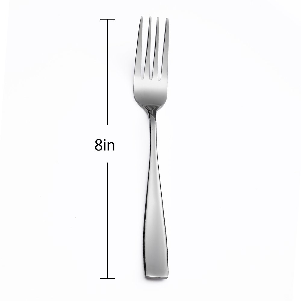 Eslite Stainless Steel Dinner/Salad Forks Set,24-Piece,8 Inches