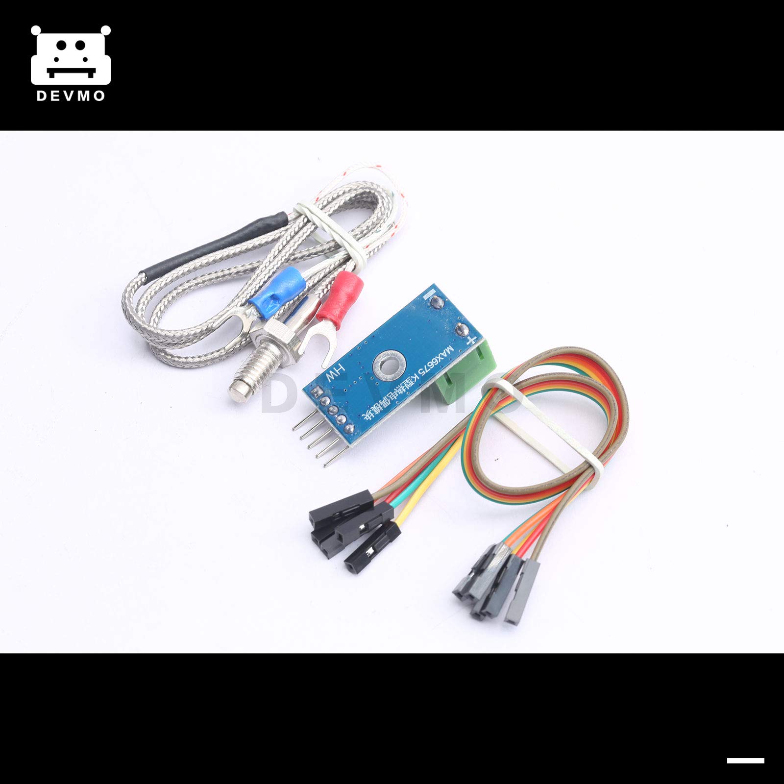 DEVMO DC 5V MAX6675 Module + K Type Thermocouple Temperature Sensor M6 Compatible with Ar-duino Raspberry Pi