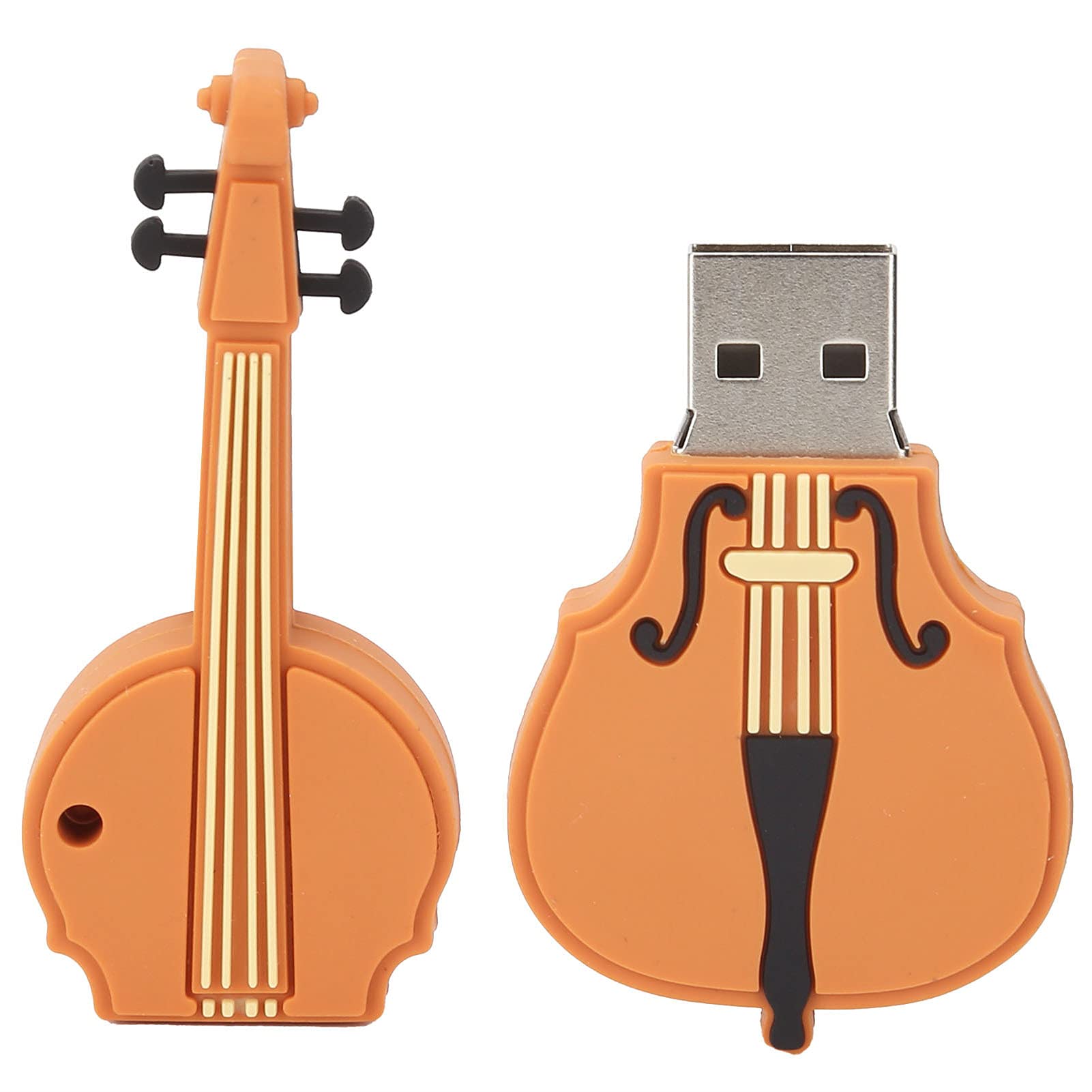 USB Flash Drive, Violin Shaped USB 2.0 Memory Stick Pen Drive Novelty Thumb Drive, Portable USB Drive Pendrive(32GB)